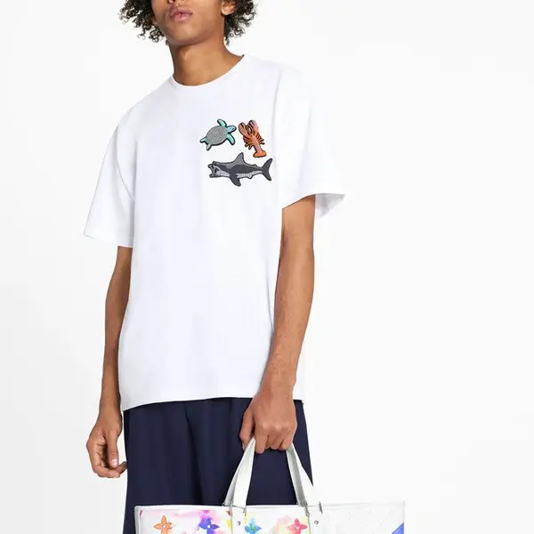 LOUIS VUITTON Animal Pattern Printing Short Sleeve