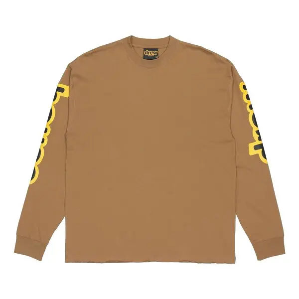 Drew House Long Sleeve Hug T-shirt - Brown