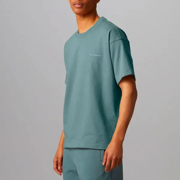 Adidas X Pharrell Humanrace Small Logo T-shirt 'hazy Emerald - Multi-color