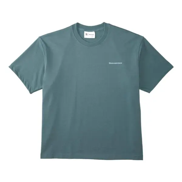 Adidas X Pharrell Humanrace Small Logo T-shirt 'hazy Emerald - Multi-color
