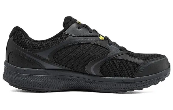 Sketchers Go Run Consistent Athletic Sneakers - Black/yellow