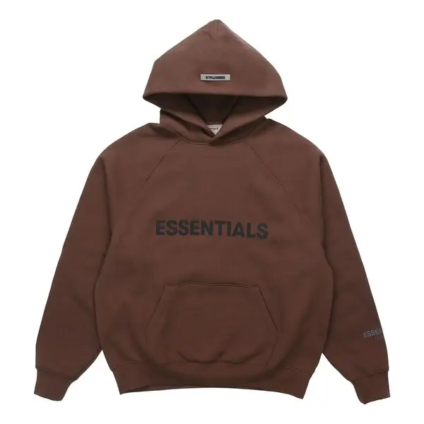 Fear Of God Fw20 Hoodie 'rain Drum - Brown/black