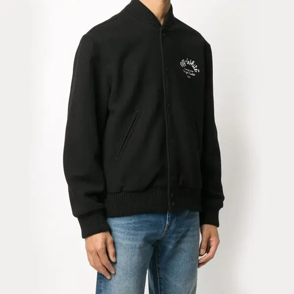 Off-White Fw20 Arrows Printing Baseball Jacket