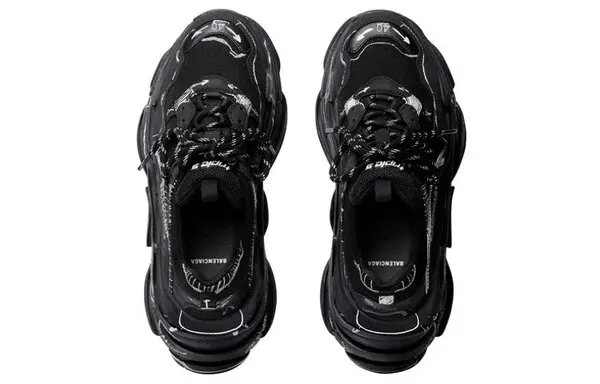 Balenciaga Triple S Sneakers - Black/white