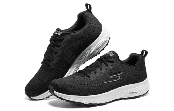 Sketchers Go Run Athletic Sneakers - Black/white