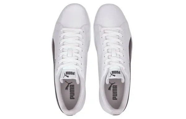 PUMA Up Low Top Lace Up Sneakers - White/black