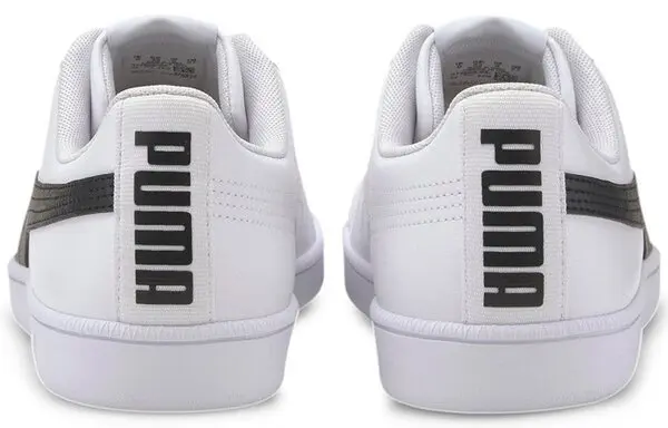 PUMA Up Low Top Lace Up Sneakers - White/black