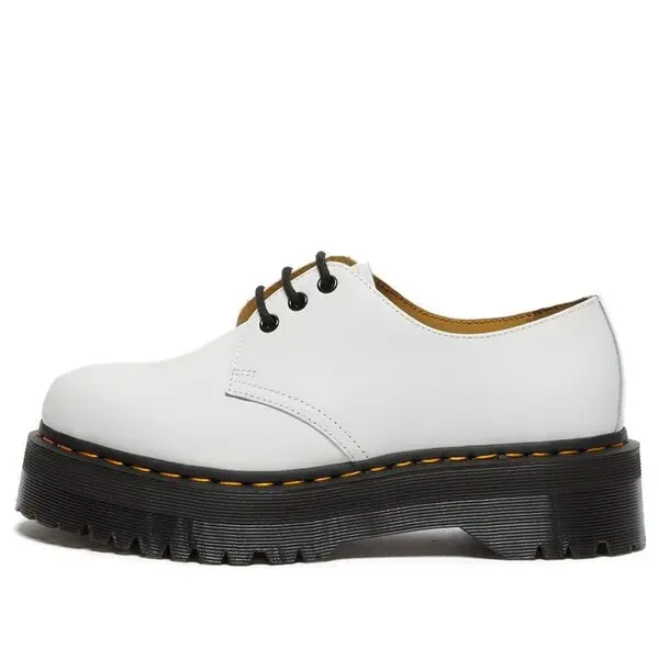Dr. Martens 1461 Quad Platform Shoes - White