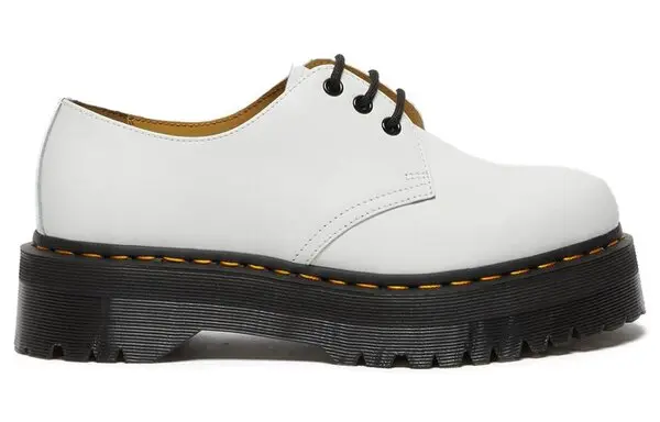 Dr. Martens 1461 Quad Platform Shoes - White