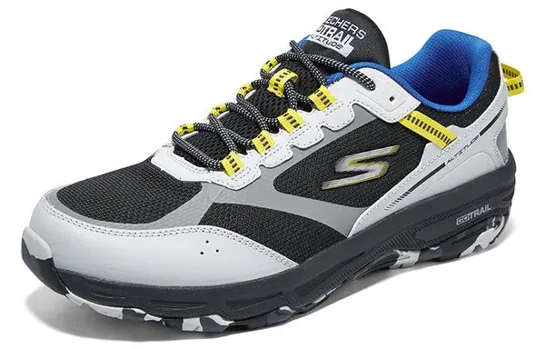 Sketchers Go Run Trail Altitude Athletic Shoes - Grey/yellow