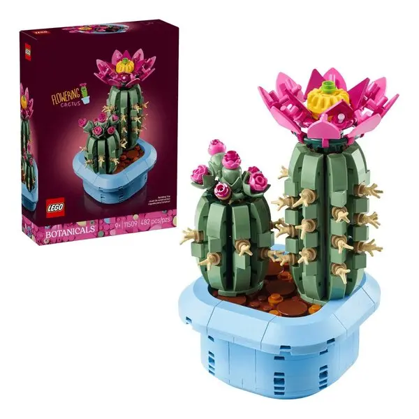 Lego The Botanical Collection 'flowering Cactus - Multicolor