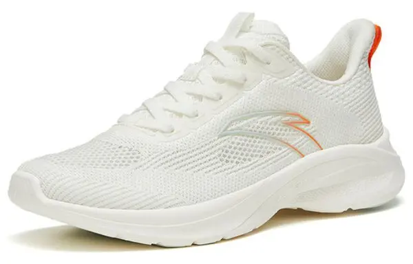 ANTA Athletic Series Lace-up Sneakers - White/orange