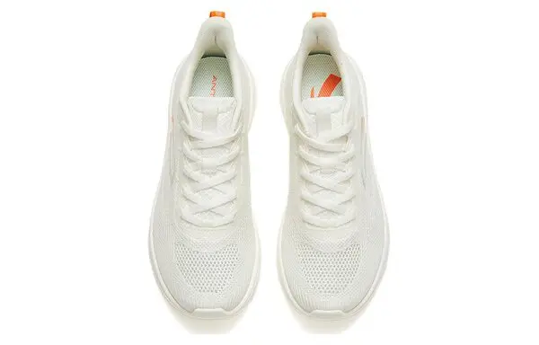 ANTA Athletic Series Lace-up Sneakers - White/orange