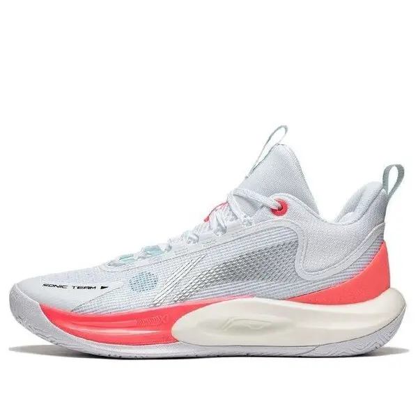 LI-NING Sonic Team Athletic Sneakers - White/orange