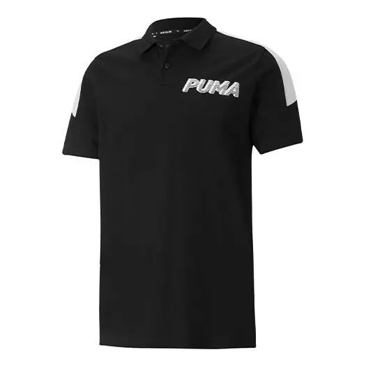 PUMA Modern Sports Logo Polo T-shirt - Black