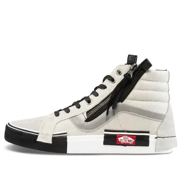 VANS Sk8-hi Reissue Cap 'reflective' High Top Sneakers - Marshmallow/black