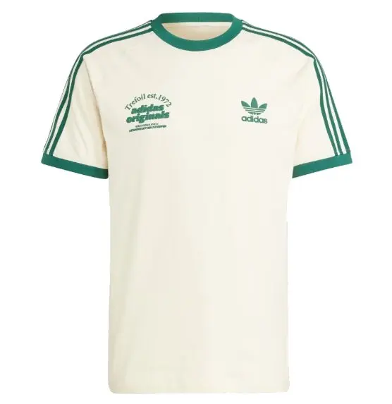 Adidas Originals Sport Graphic Cali Tee Asia Sizing 'white Green - White/green