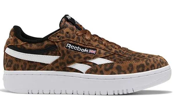 REEBOK Club C Double Revenge Leopard Print Sneakers