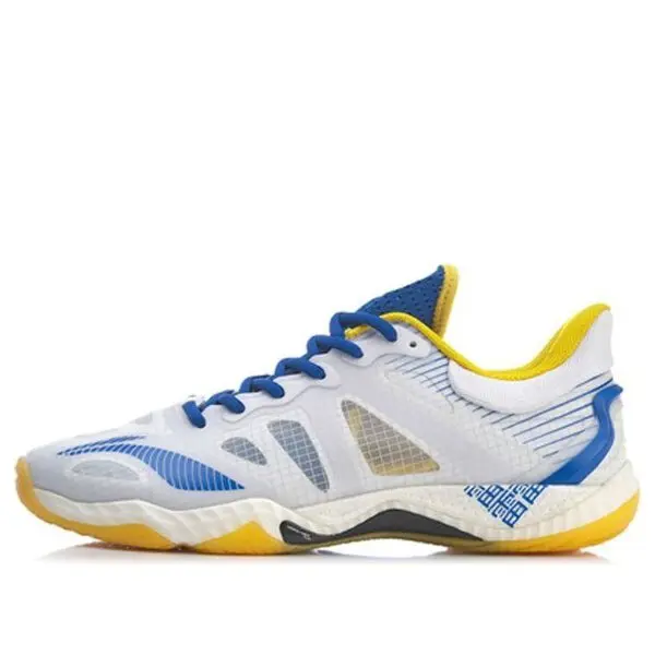 LI-NING Gyrfalcon 4 Athletic Sneakers - White/blue/yellow