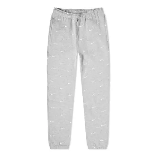 Nike Nrg Swoosh Logo Printing Casual Sports Pants/trousers/joggers Gray - Grey