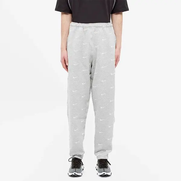 Nike Nrg Swoosh Logo Printing Casual Sports Pants/trousers/joggers Gray