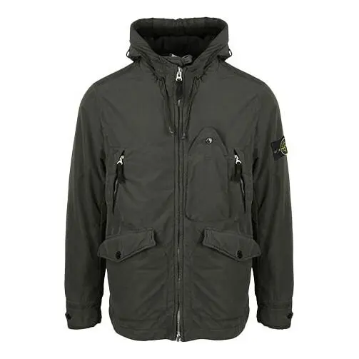 Stone Island David Light-tc Micropile Jacket - Olive