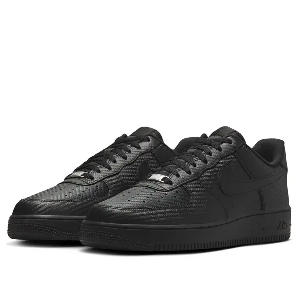 Nike Force 1 Low 'black Carbon Fiber