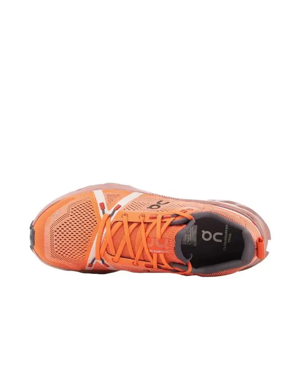On Cloudsurfer Trail Athletic Sneakers - Flame/dustrose