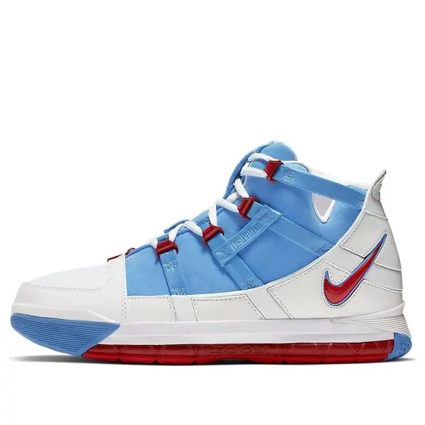 Nike Zoom Lebron 3 "houston Oilers - Blue/white/red