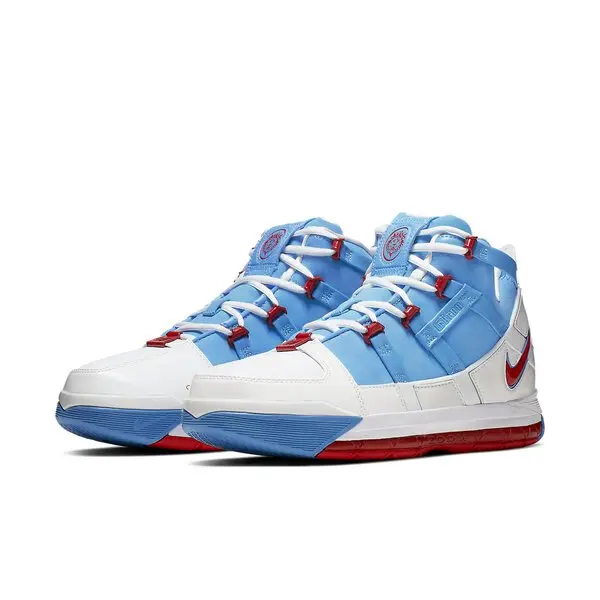 Nike Zoom Lebron 3 "houston Oilers - Blue/white/red