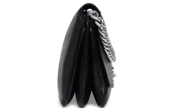 Balenciaga Bb Soft Large Flap Bag - Black