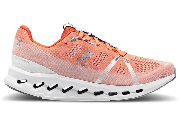 On Cloudsurfer Sneakers - Orange/white
