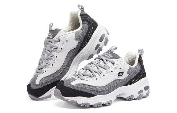 Sketchers D'lites 1.0 Sneakers - Black/gray