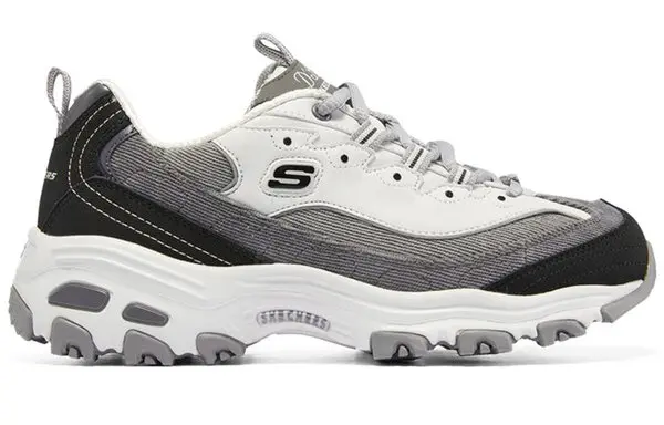 Sketchers D'lites 1.0 Sneakers - Black/gray