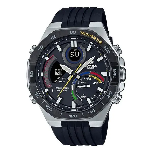 Casio Edifice Tough Solar Water Resistant Watch - Black
