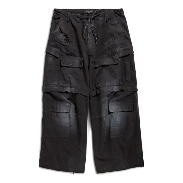 Balenciaga Large Cargo Pants - Black