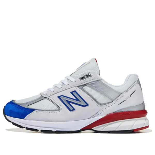 NEW BALANCE 990v5 "usa" Made In Usa Sneakers - Gray/blue/red