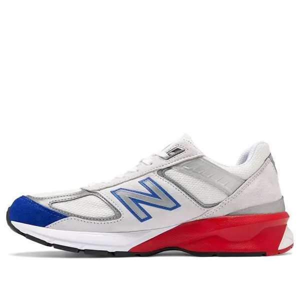 NEW BALANCE 990v5 "usa" Made In Usa Sneakers - Gray/blue/red