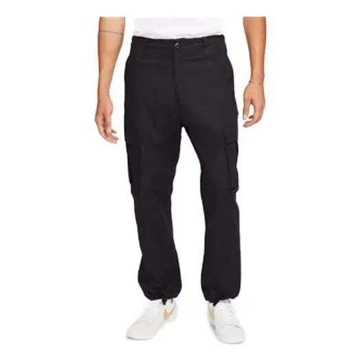 Nike Lightweight Cargo Pants With Multiple Pockets - Black