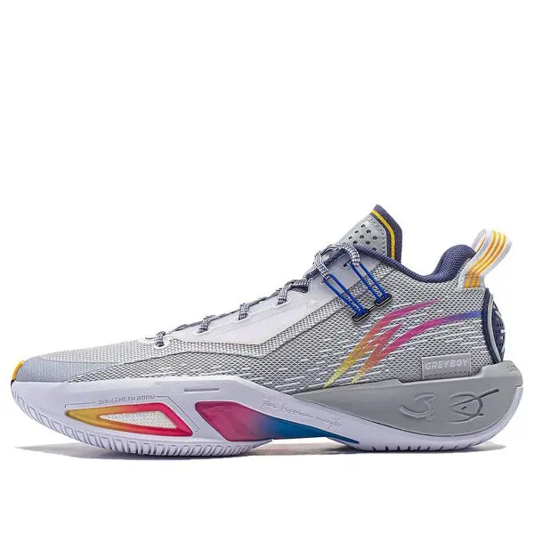 LI-NING Wade Fission High Top Sneakers - Grey/multi-color