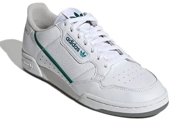 Adidas Continental 80 Low Top Sneakers - White/green