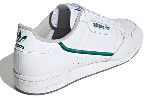 Adidas Continental 80 Low Top Sneakers - White/green