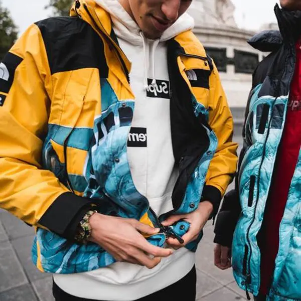 Supreme X The North Face Statue Of Liberty Waterproof Interchange Jacket