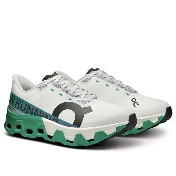On Cloudmonster Hyper Sneakers - White/mint