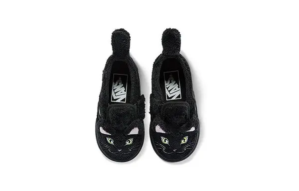 VANS Toddler Slip-on Velcro 'cat' Sneakers