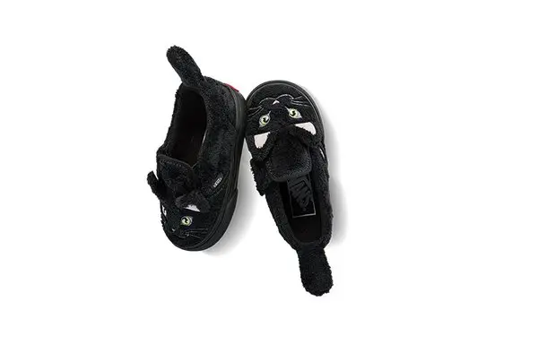 VANS Toddler Slip-on Velcro 'cat' Sneakers