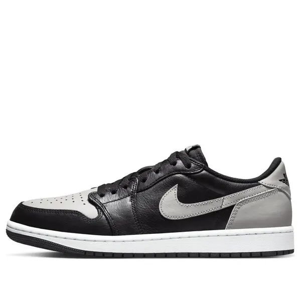 JORDAN 1 Low Og "shadow" Sneakers - Black/shadow Grey