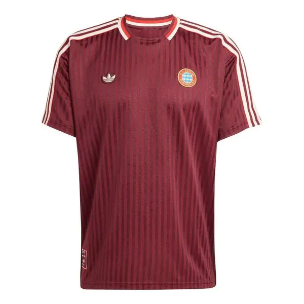 Adidas Fc Bayern Terrace Icons Jersey - Shadow Red