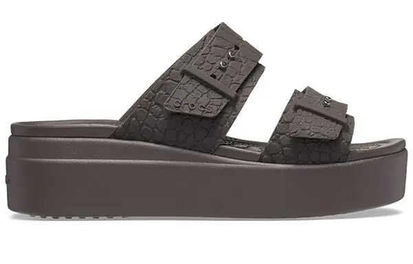 CROCS Brooklyn Platform Sandals With Adjustable Straps