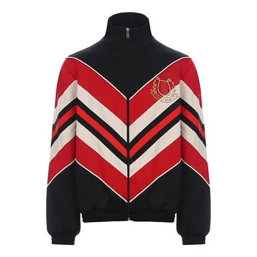 Gucci Chevron Track Jacket - Multicolor/black